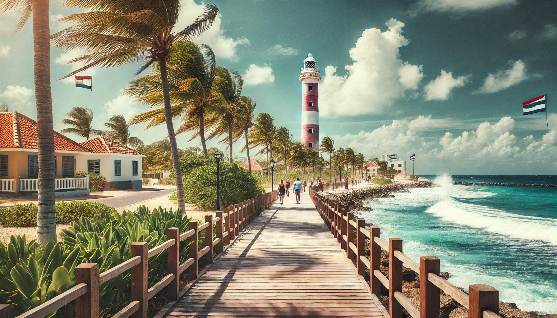 How to visit the lighthouses of Aruba Board Walk